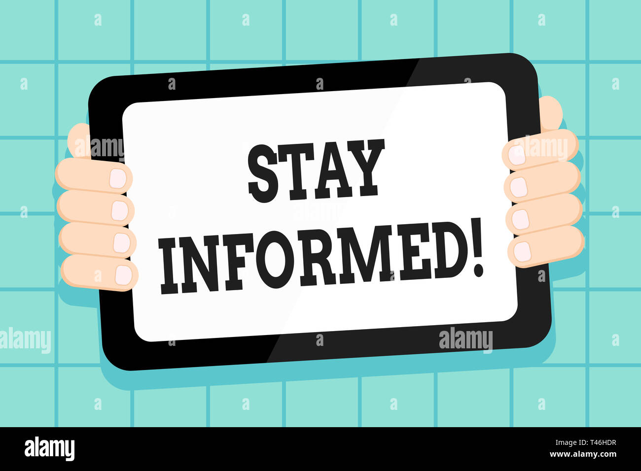 Conceptual hand writing showing Stay Informed. Concept meaning Knowing ...