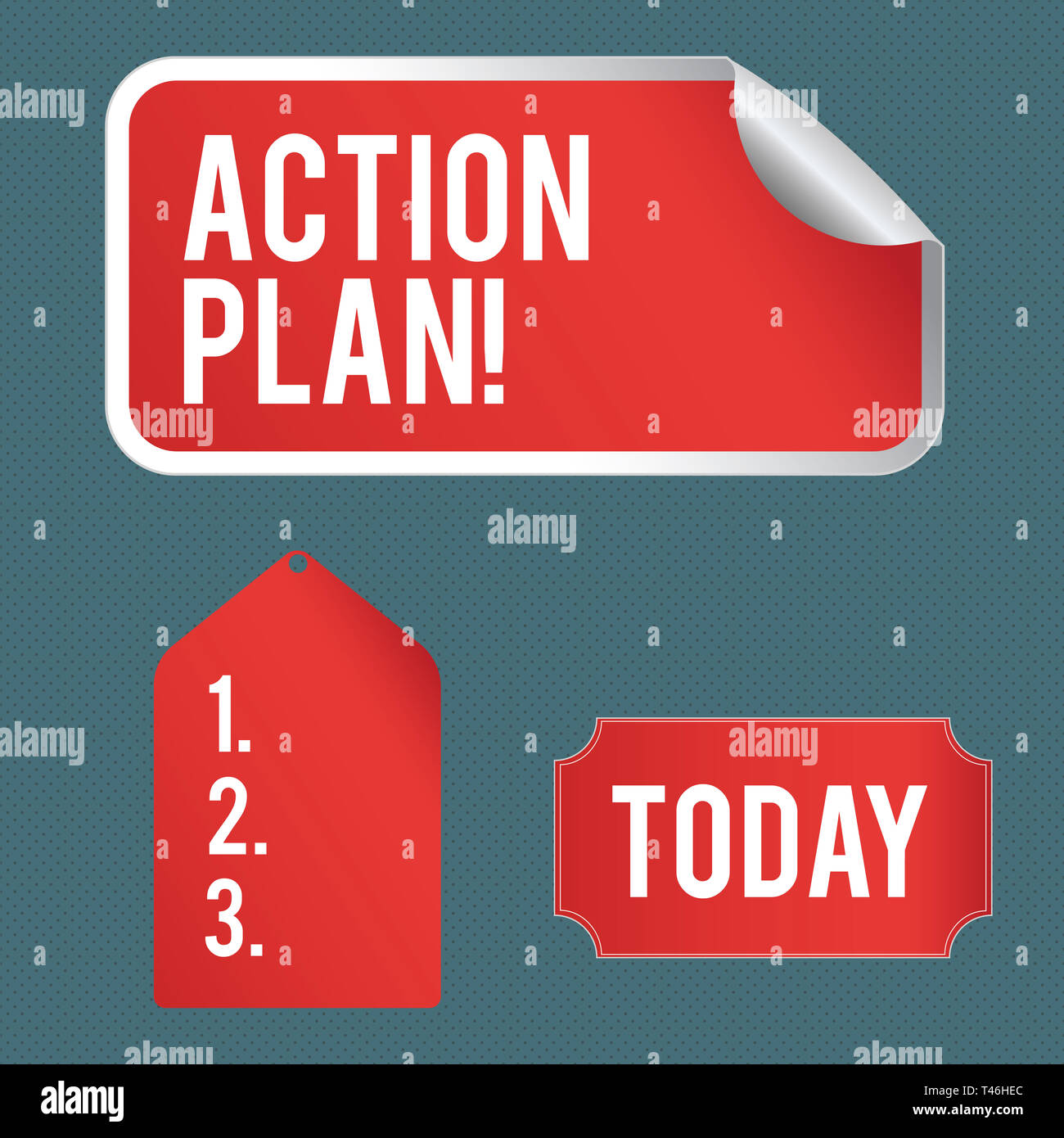 Writing note showing Action Plan. Business concept for proposed ...