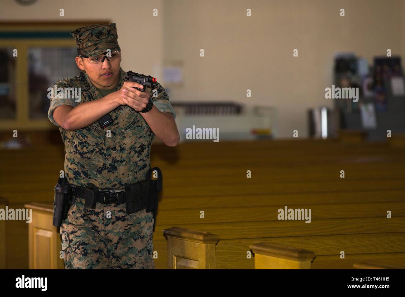U.S. Marine Corps Lance Cpl. Angel Trejocruz, military police officer ...