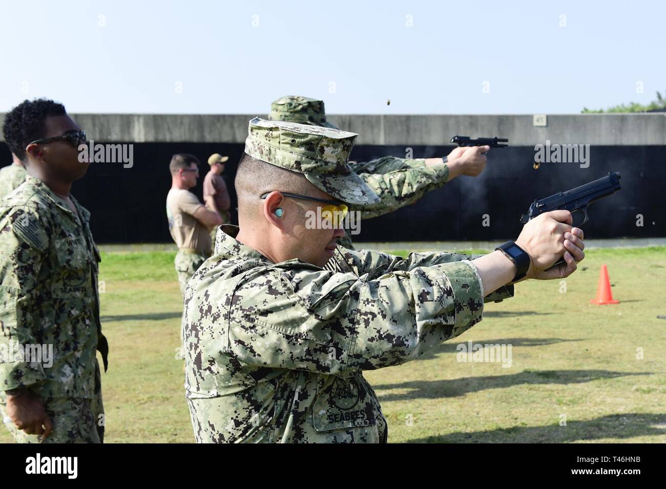 OKINAWA, Japan (March 13, 2019) Master Chief Constructionman Charlie ...