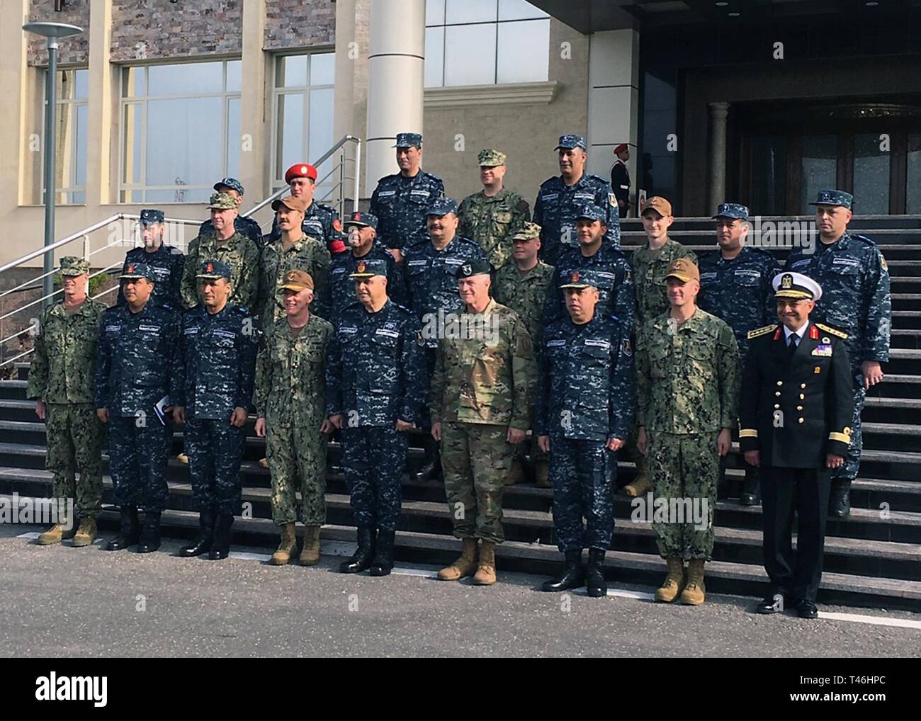 RAS-EL-TIN NAVAL BASE, Egypt (Mar. 12, 2019) - Vice Adm. Ahmed Khaled ...
