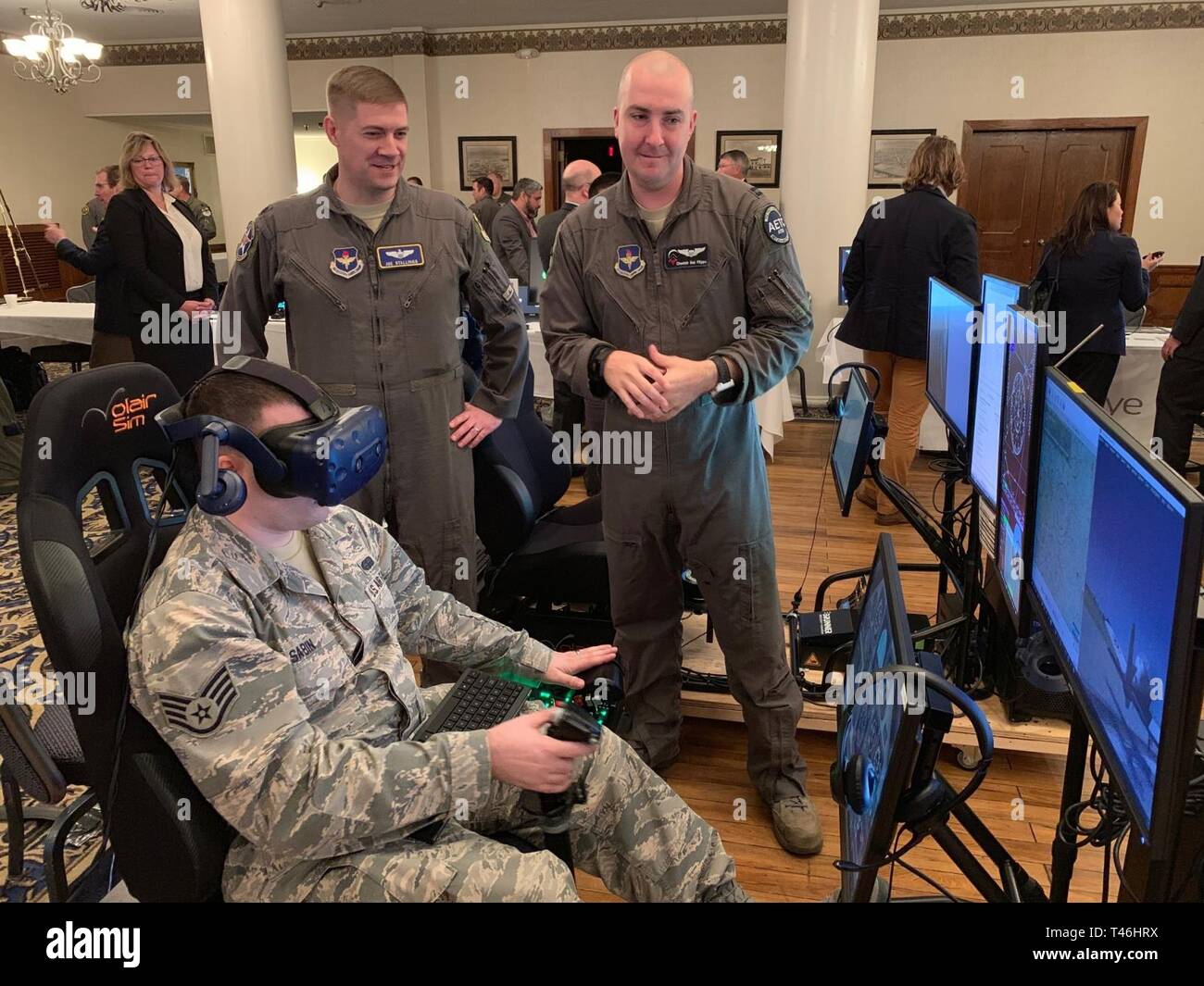 Lt. Col. Joe Stallings (left), 12th Flying Training Wing Innovation ...