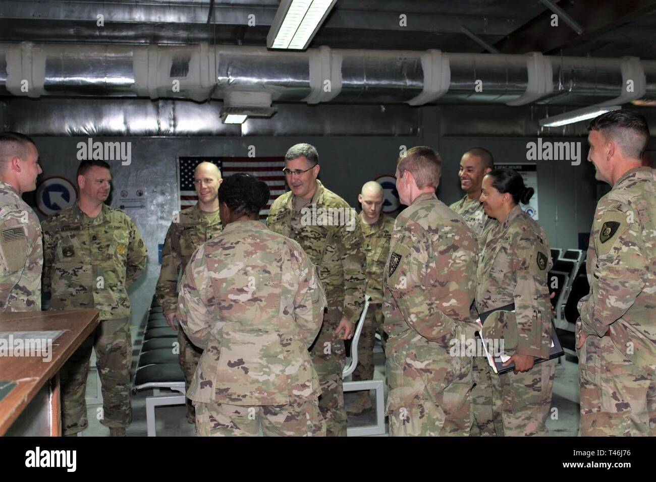 Brigadier General Clint E. Walker, commanding general of the 184th ...