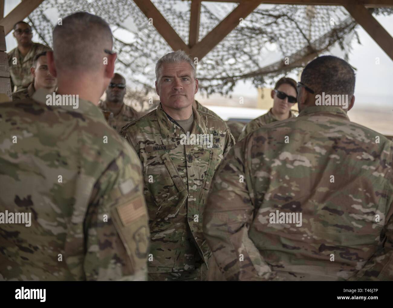 Command sergeant major of u s africa command hi-res stock photography ...