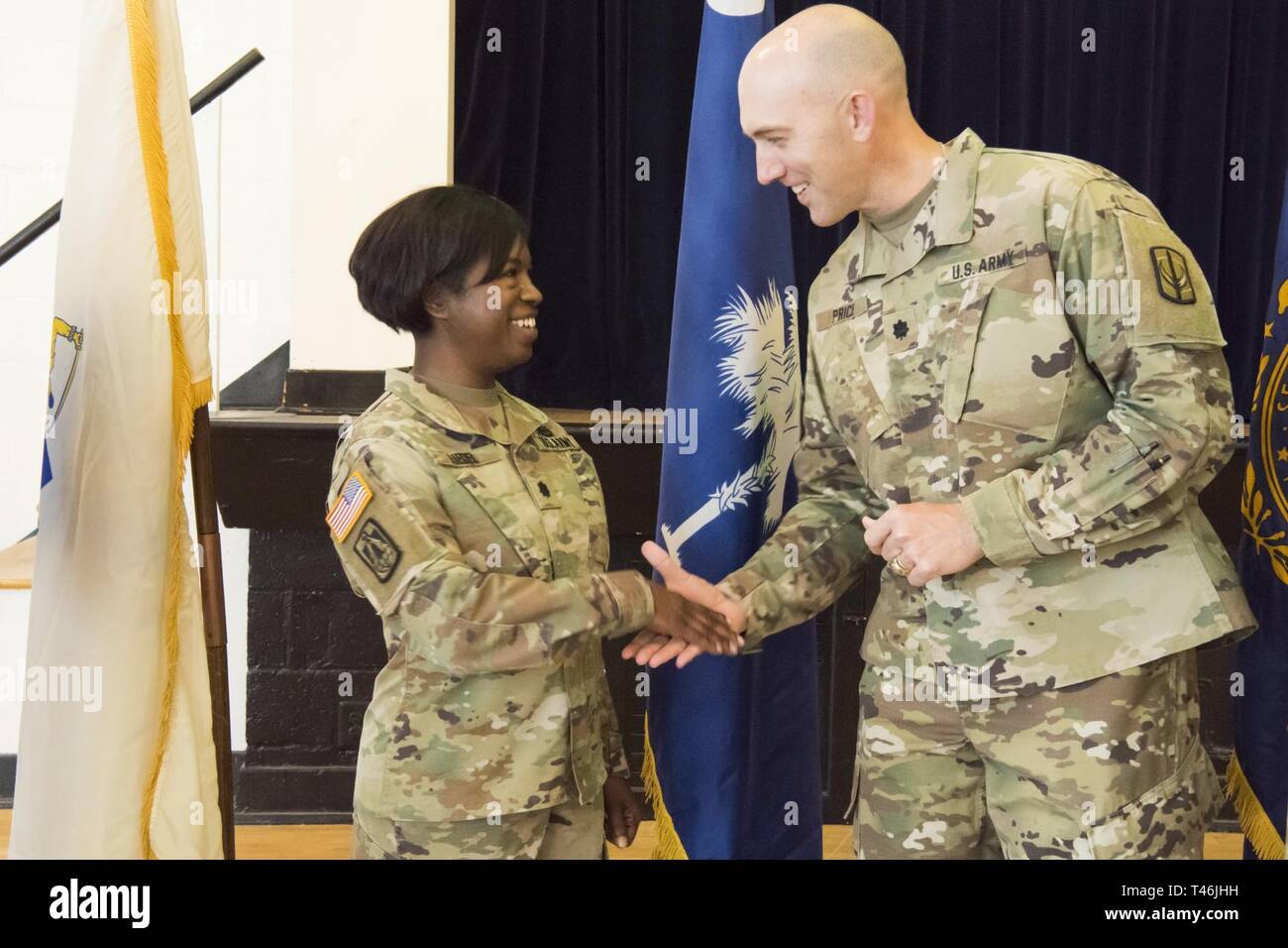 Lt. Col. Linda Riedel, 125th Cyber Protection Battalion commander ...