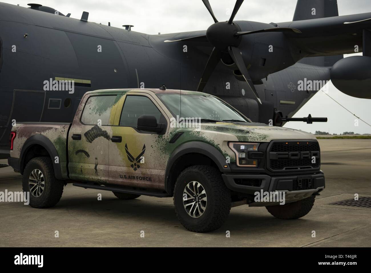 Members of the 330th Recruiting Squadron visit a Block 30 AC-130J ...