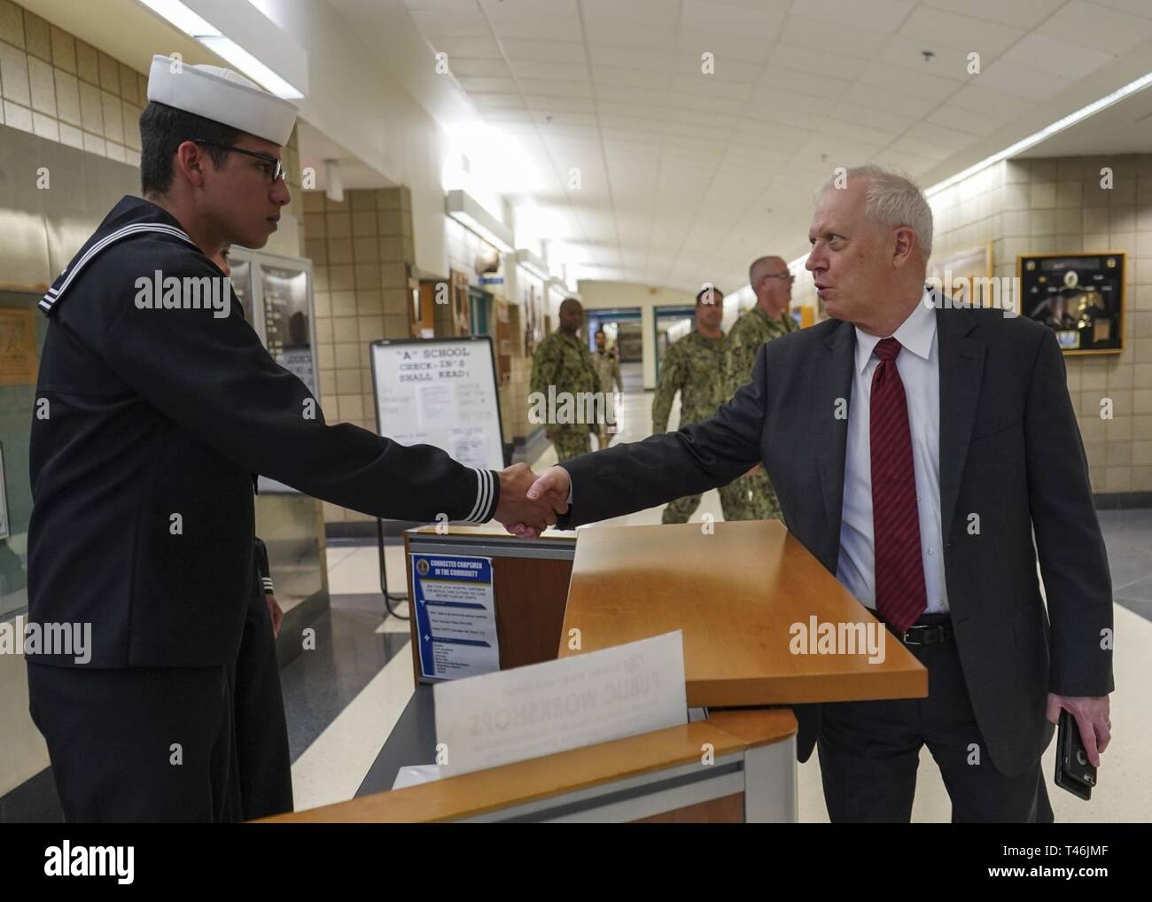 Navy credentialing hi-res stock photography and images - Alamy