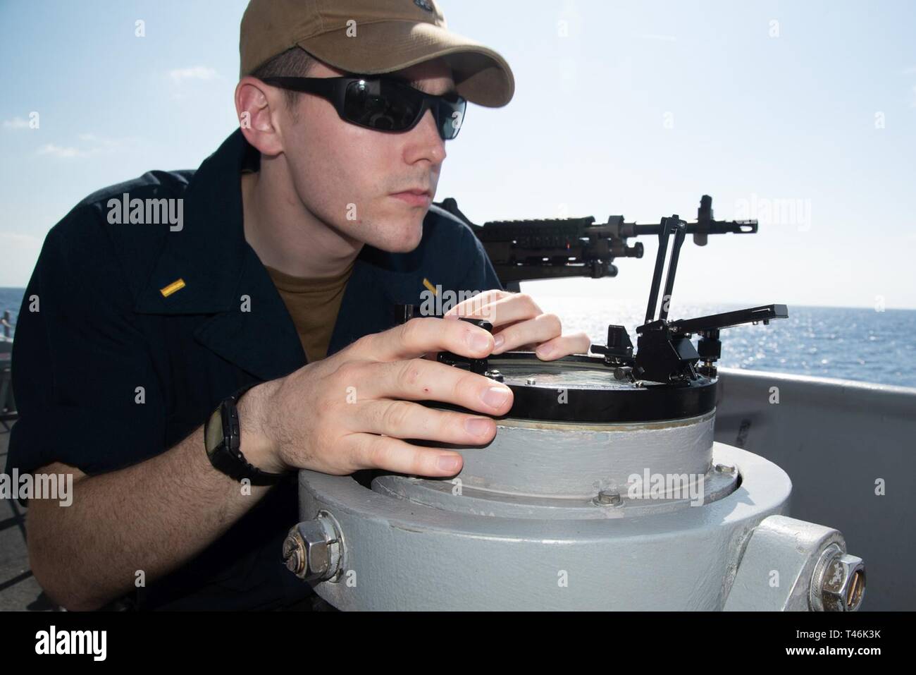 SOUTH CHINA SEA (March 16, 2019) Ens. Rush Milam, from Nashville ...