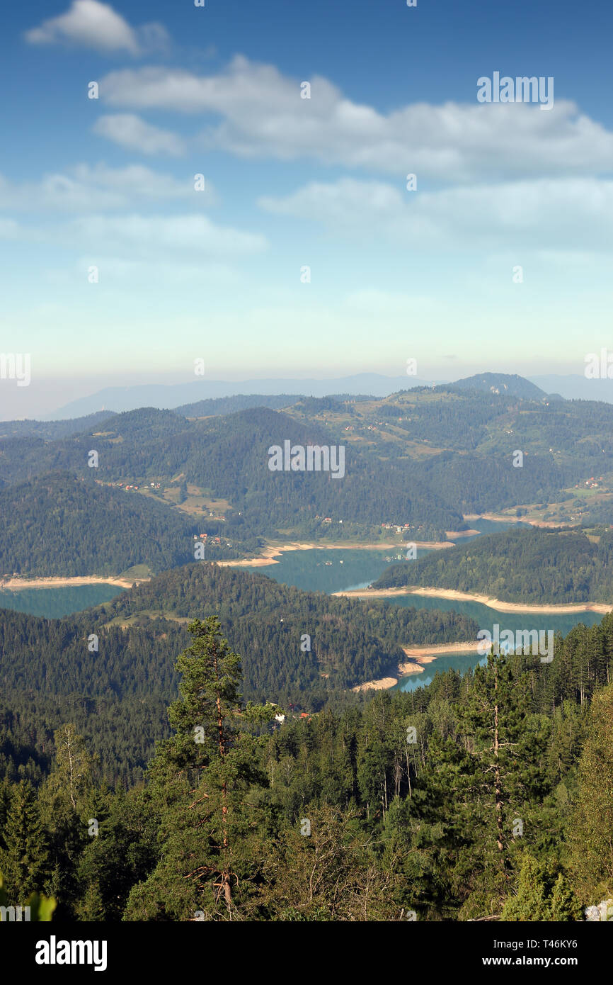 Lake Zaovine Tara mountain Serbia Stock Photo - Alamy