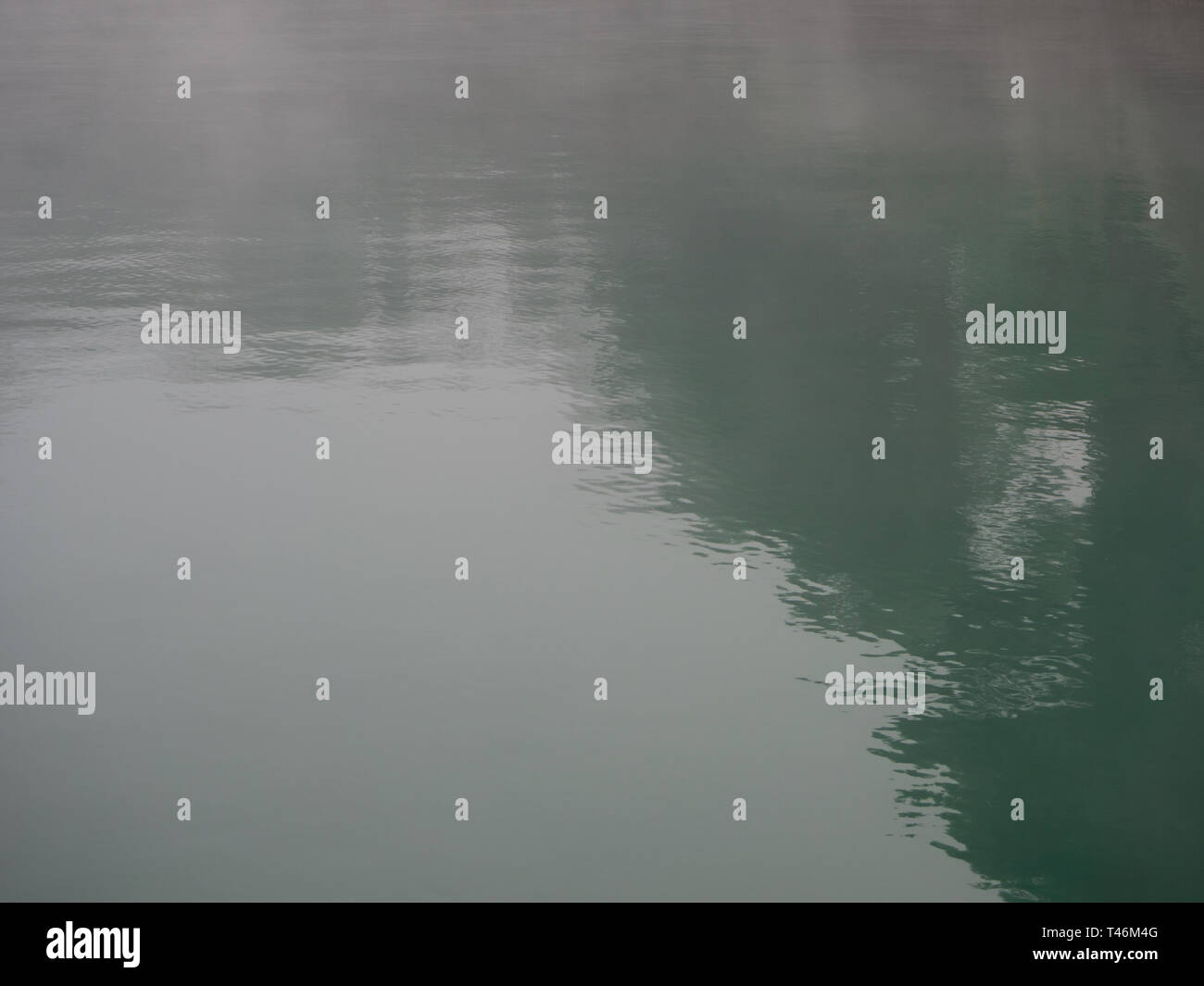 Fog on the surface of the water Stock Photo - Alamy