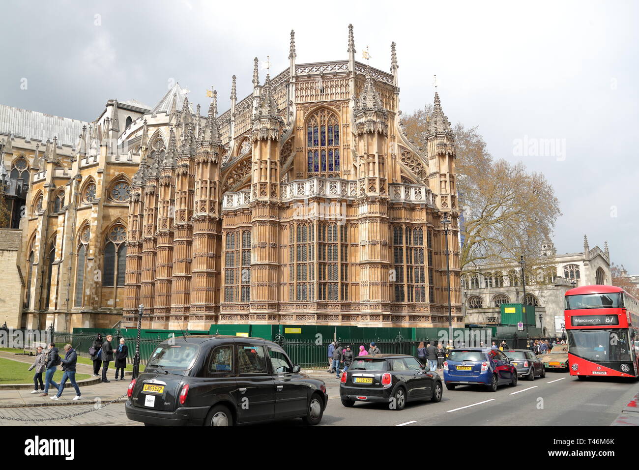 Rear view of Westminster Abbey, London, UK Stock Photo - Alamy