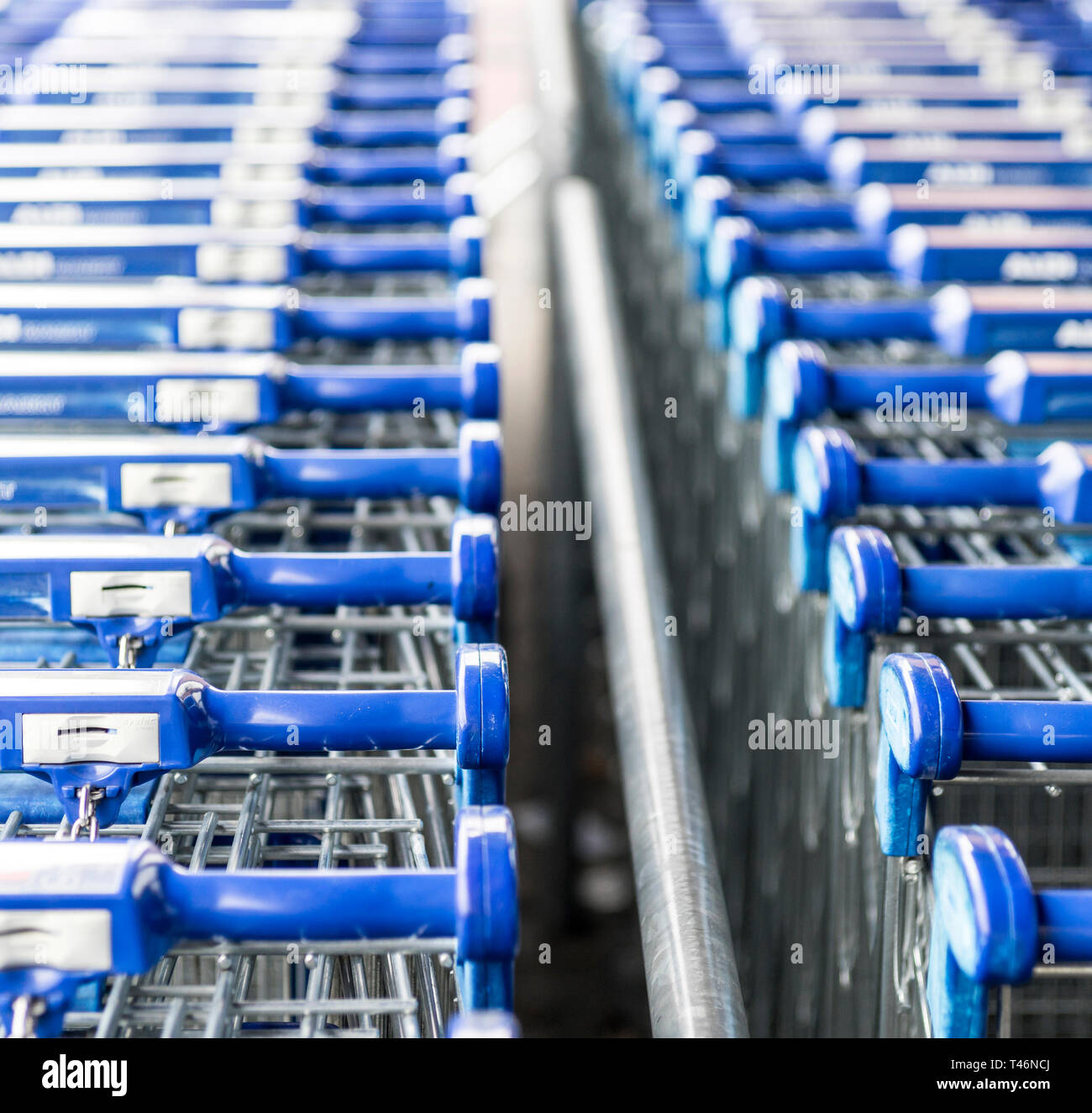 Shopping cart trolley Stock Photo - Alamy