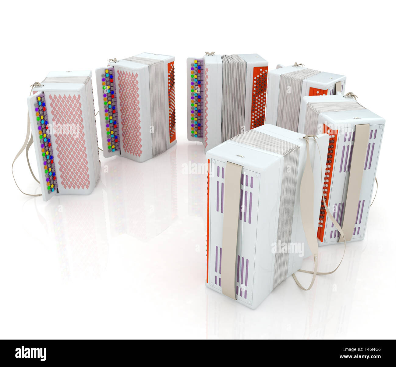 Musical instruments - bayans Stock Photo - Alamy