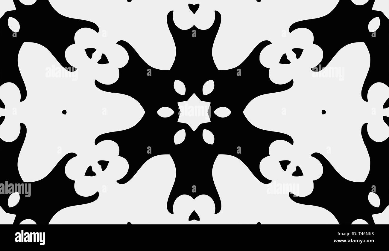 Pattern tile, ornate geometric pattern and two-tone abstract background ...