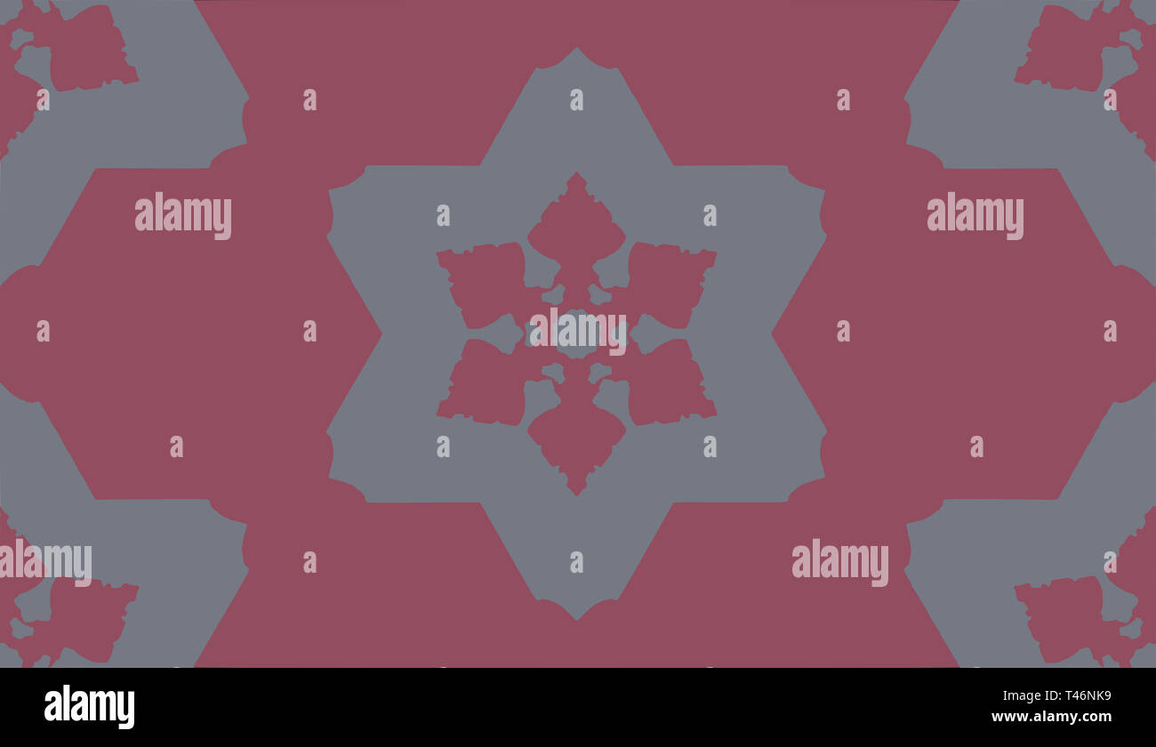 Pattern tile, ornate geometric pattern and two-tone abstract background ...