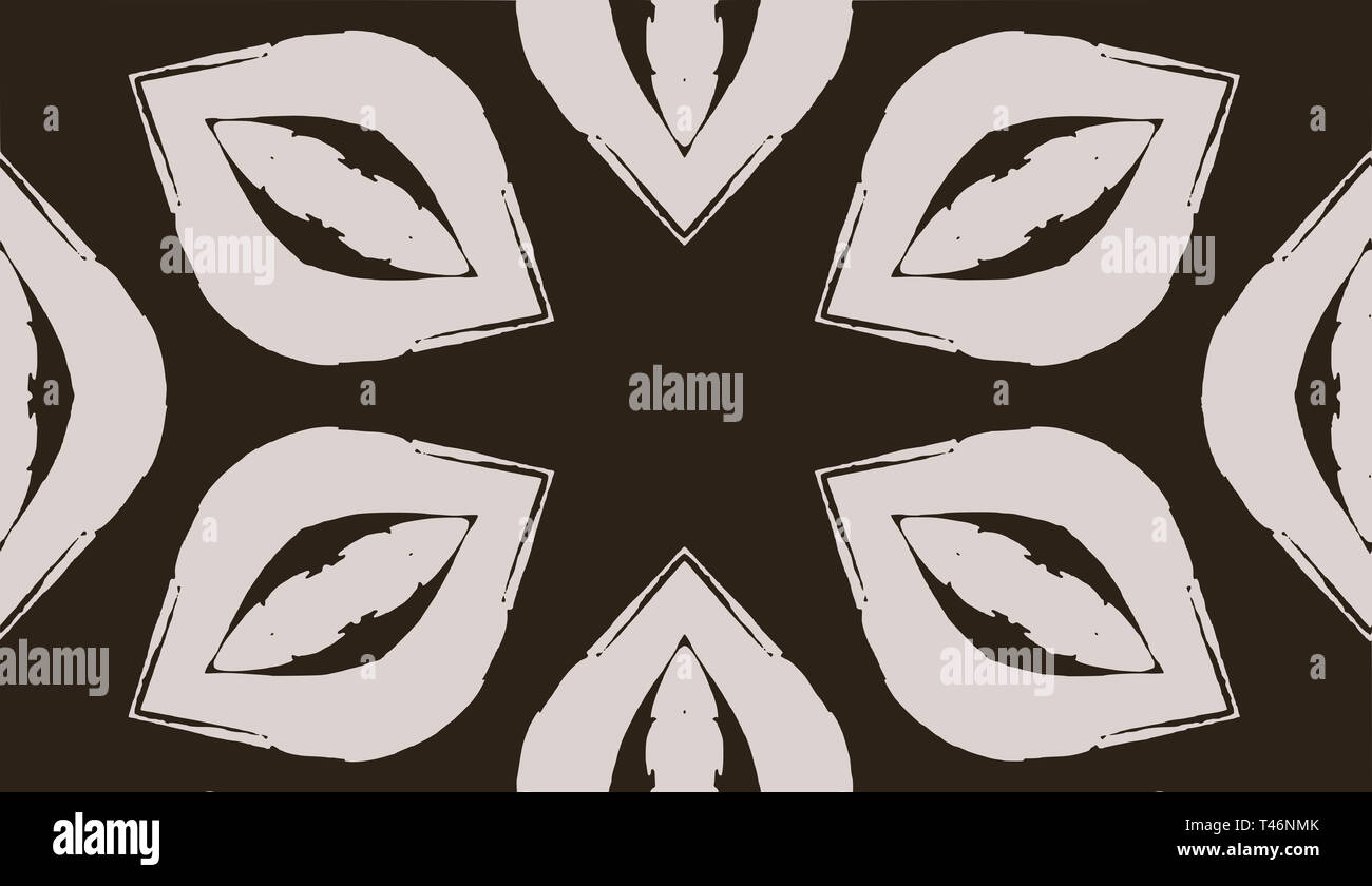 Pattern tile, ornate geometric pattern and two-tone abstract background ...