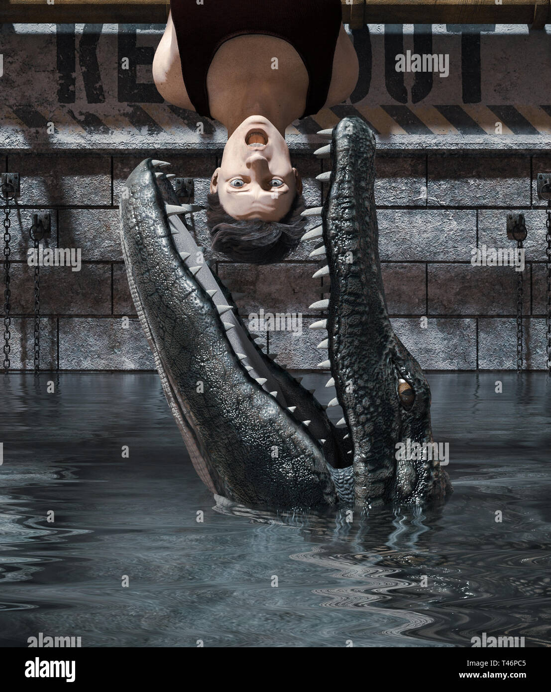 Alligator Eats Man Tosh