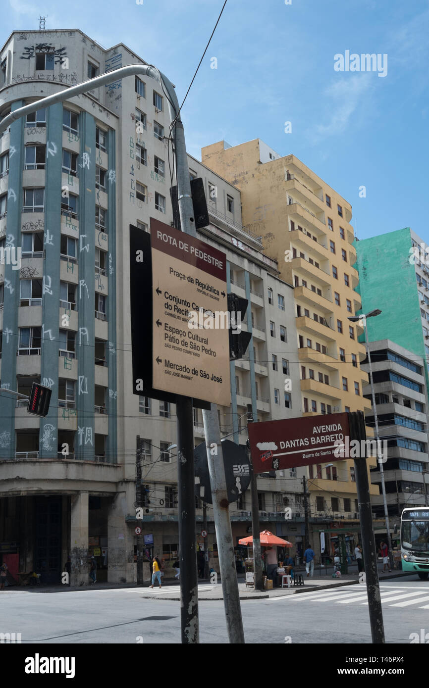 Old Recife, historic centre Stock Photo - Alamy