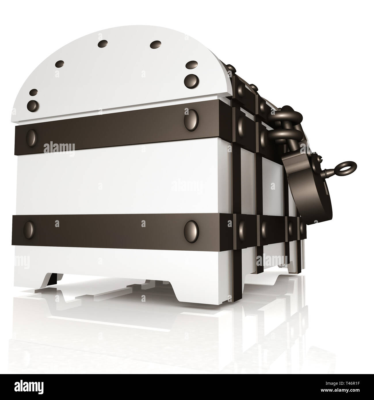 Key old key chest treasure Cut Out Stock Images & Pictures - Alamy