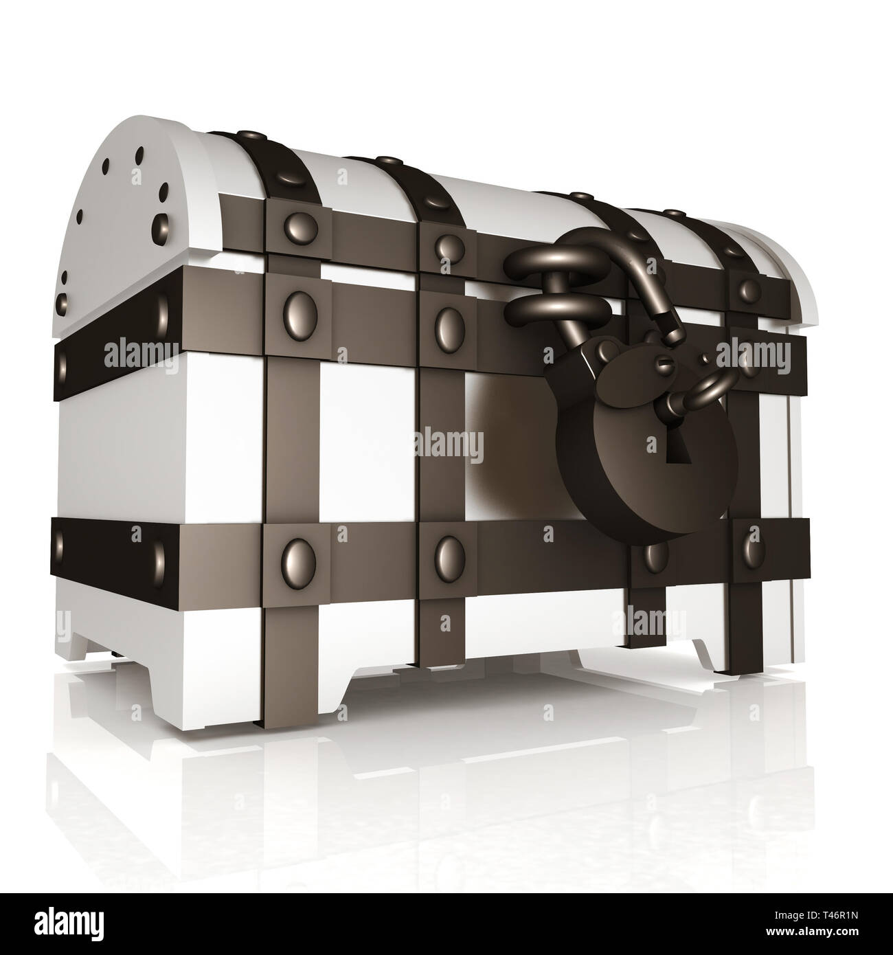 Key old key chest treasure Cut Out Stock Images & Pictures - Alamy