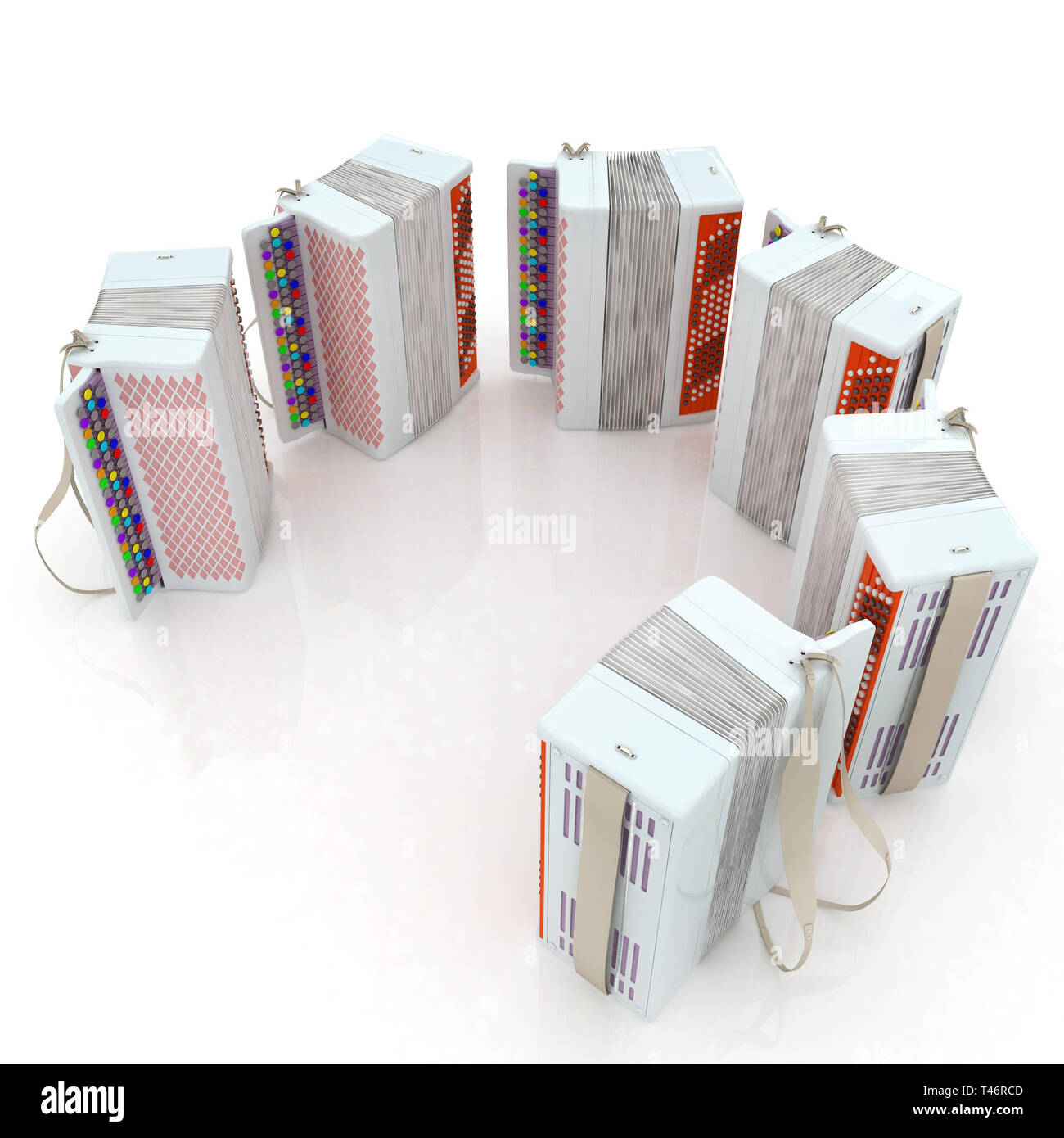 Musical instruments - bayans Stock Photo - Alamy