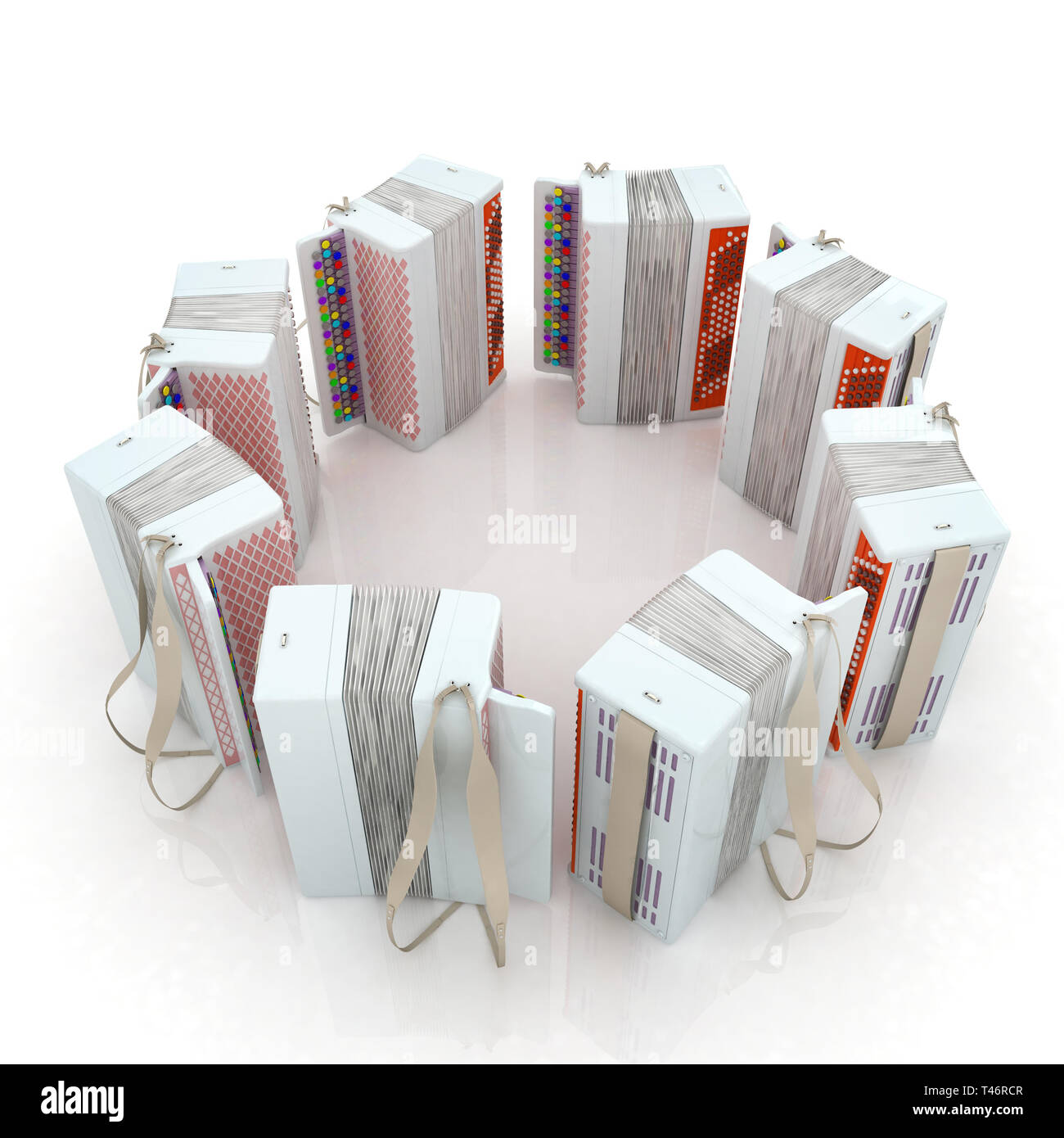 Musical instruments - bayans Stock Photo - Alamy