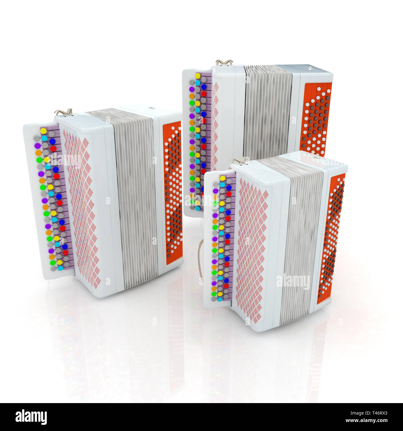 Musical instruments - bayans Stock Photo - Alamy