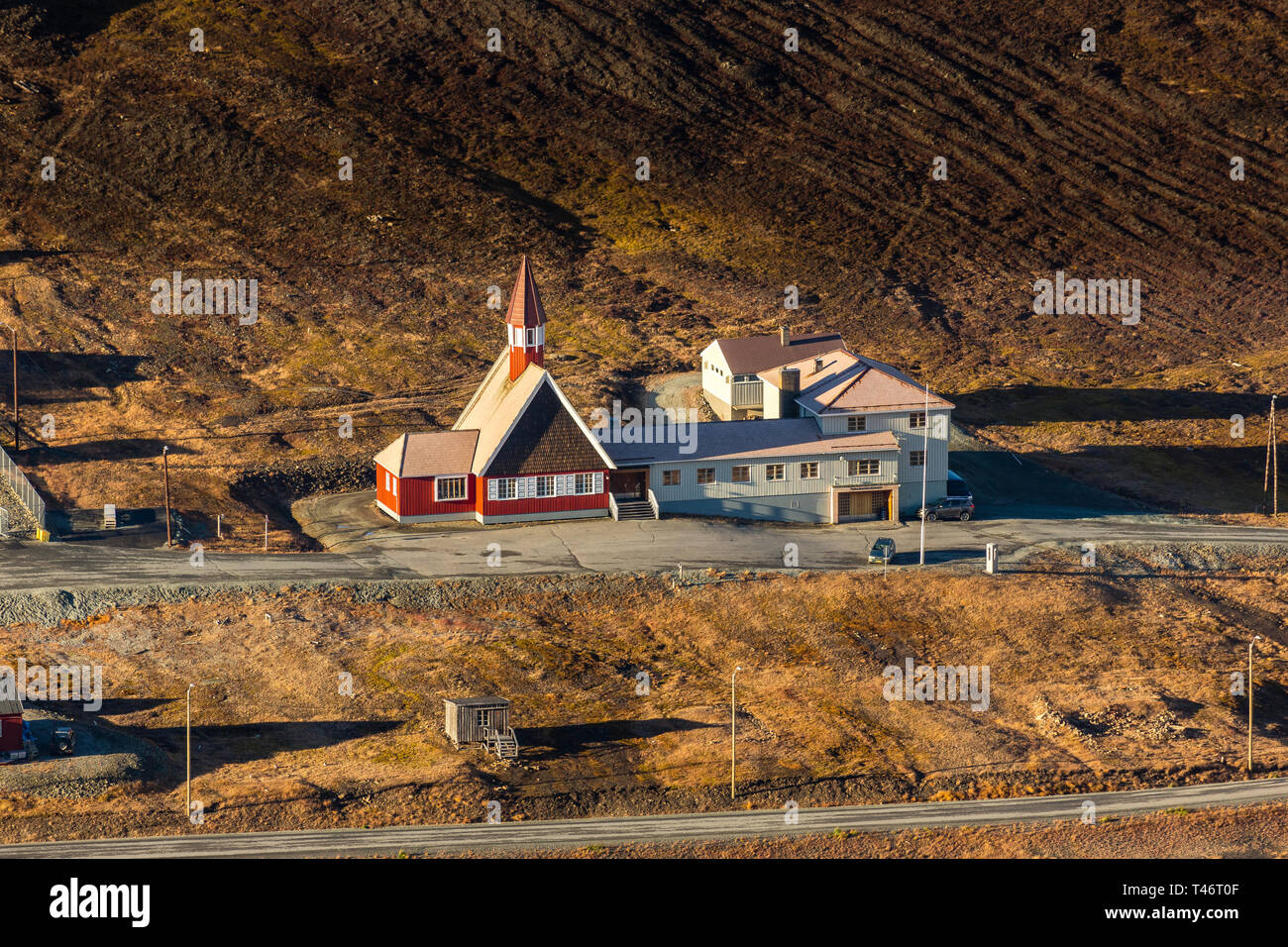Spitsbergen svalbard longyearbyen church hi-res stock photography and ...