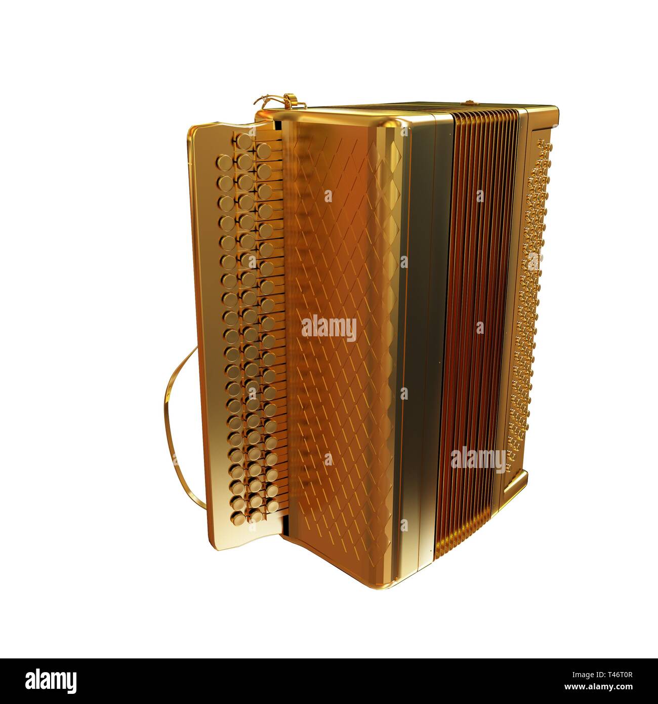 Gold accordion Cut Out Stock Images & Pictures - Alamy