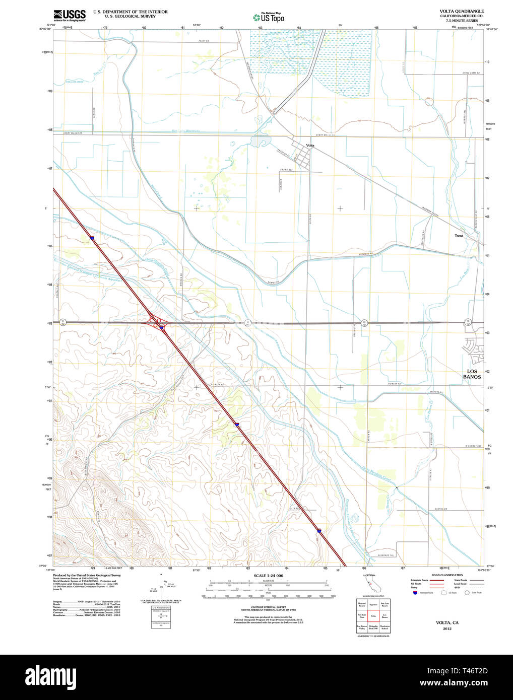 Topographic map california Cut Out Stock Images & Pictures - Alamy