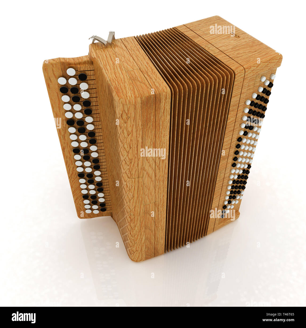 Musical instrument - retro bayan Stock Photo - Alamy