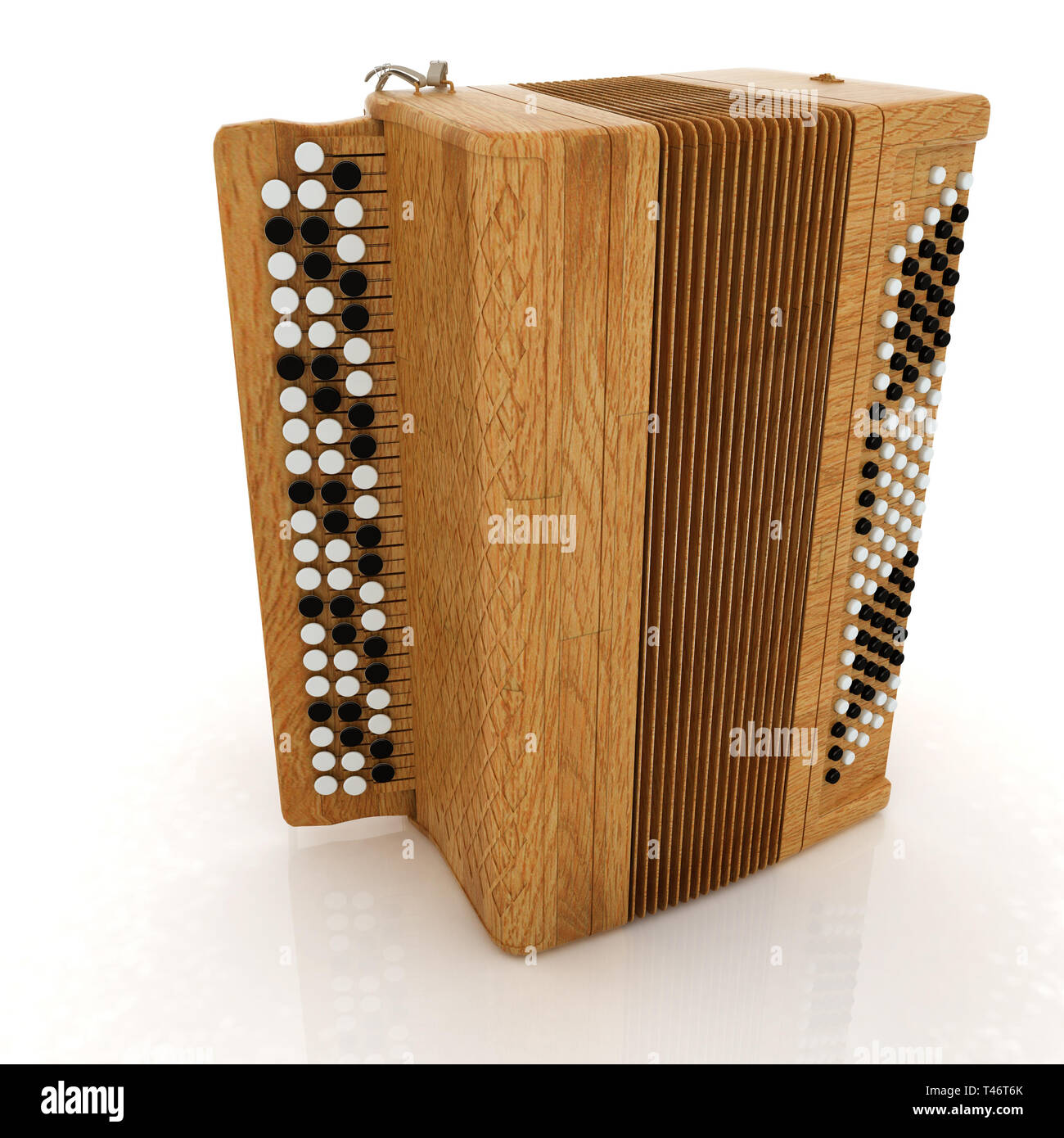 Musical instrument - retro bayan Stock Photo - Alamy