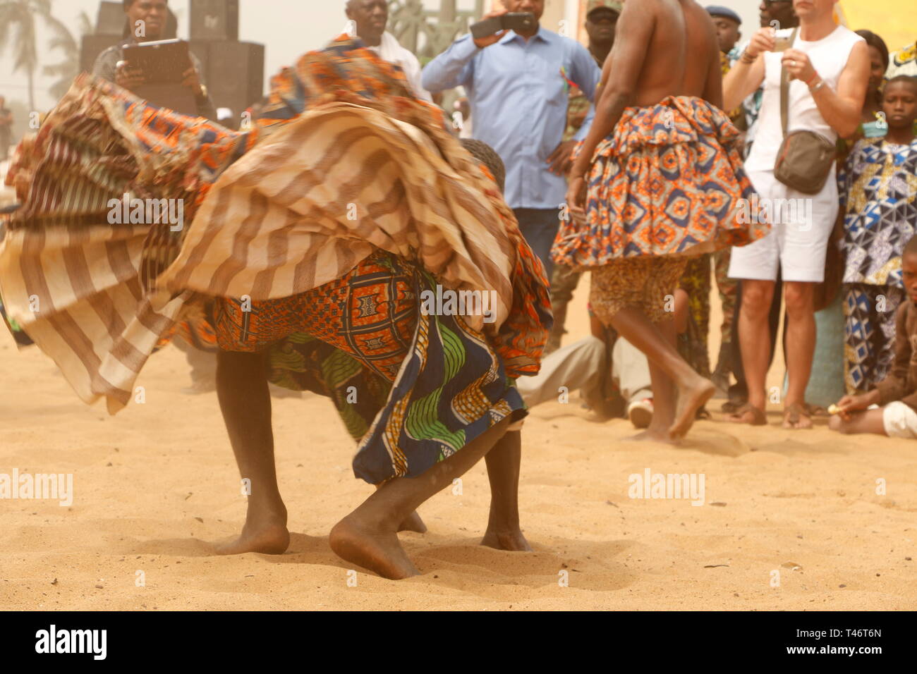 Voodoo festival at the beach of Ouidah, Benin Stock Photo - Alamy