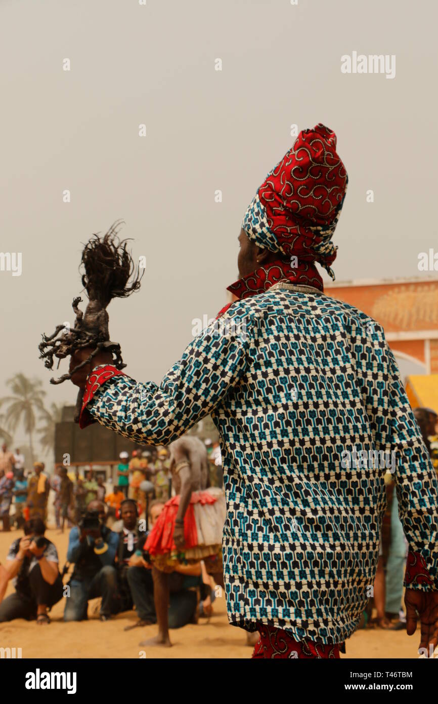 Voodoo festival at the beach of Ouidah, Benin Stock Photo - Alamy
