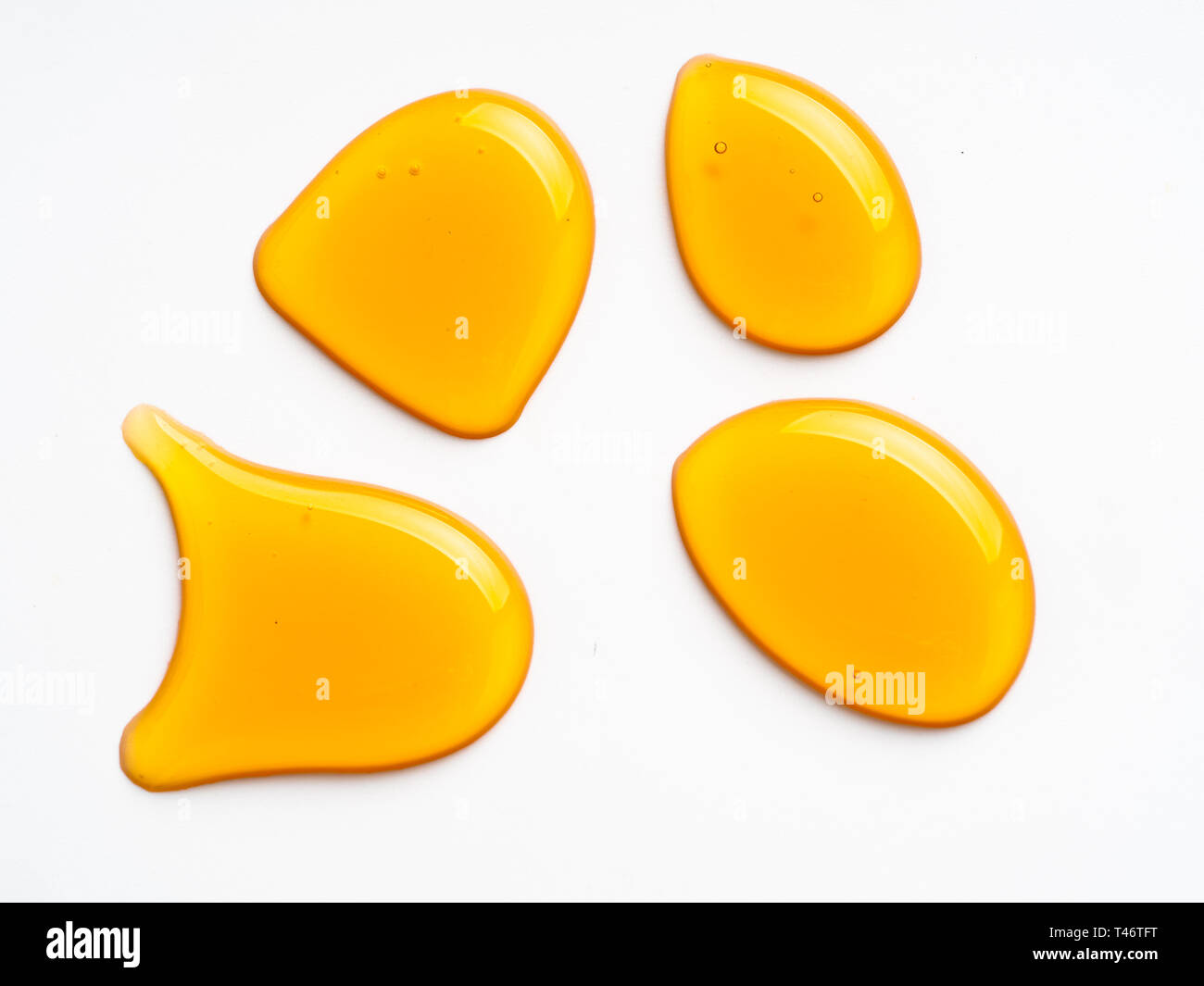 Honey drops. Honey for design elements. Abstract pattern from honey ...