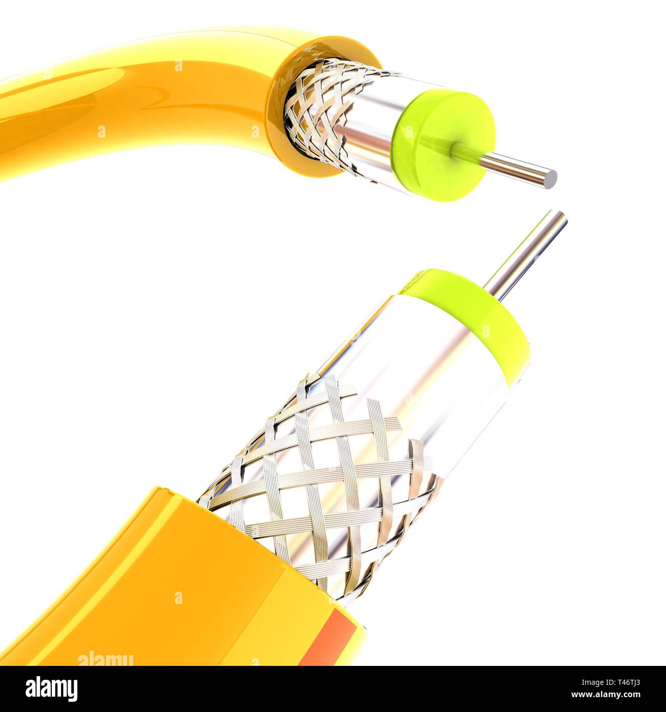 Cables for high tech connect Stock Photo - Alamy