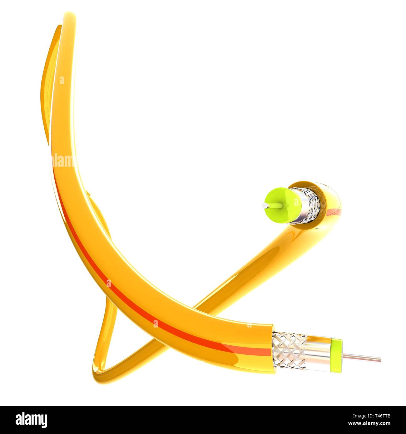 Cables for high tech connect Stock Photo - Alamy