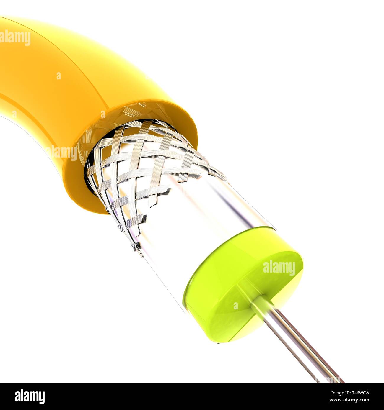 Cables for high tech connect Stock Photo - Alamy