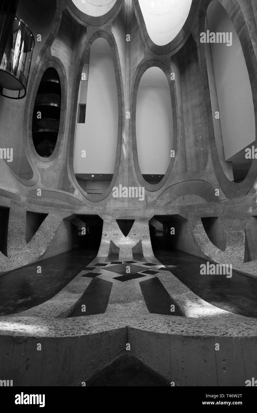 Close up of the interior of the Zeitz Mocaa Museum of Contemporary Art ...