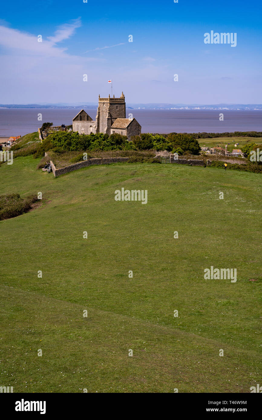 Old Church of St Nicholas, Uphill, Weston-super-Mare, North Somerset ...