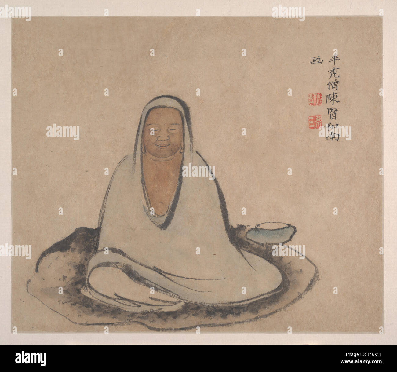 "The Sixteen Arhats Album" is the late Ming Dynasty painter Chen Xian ...