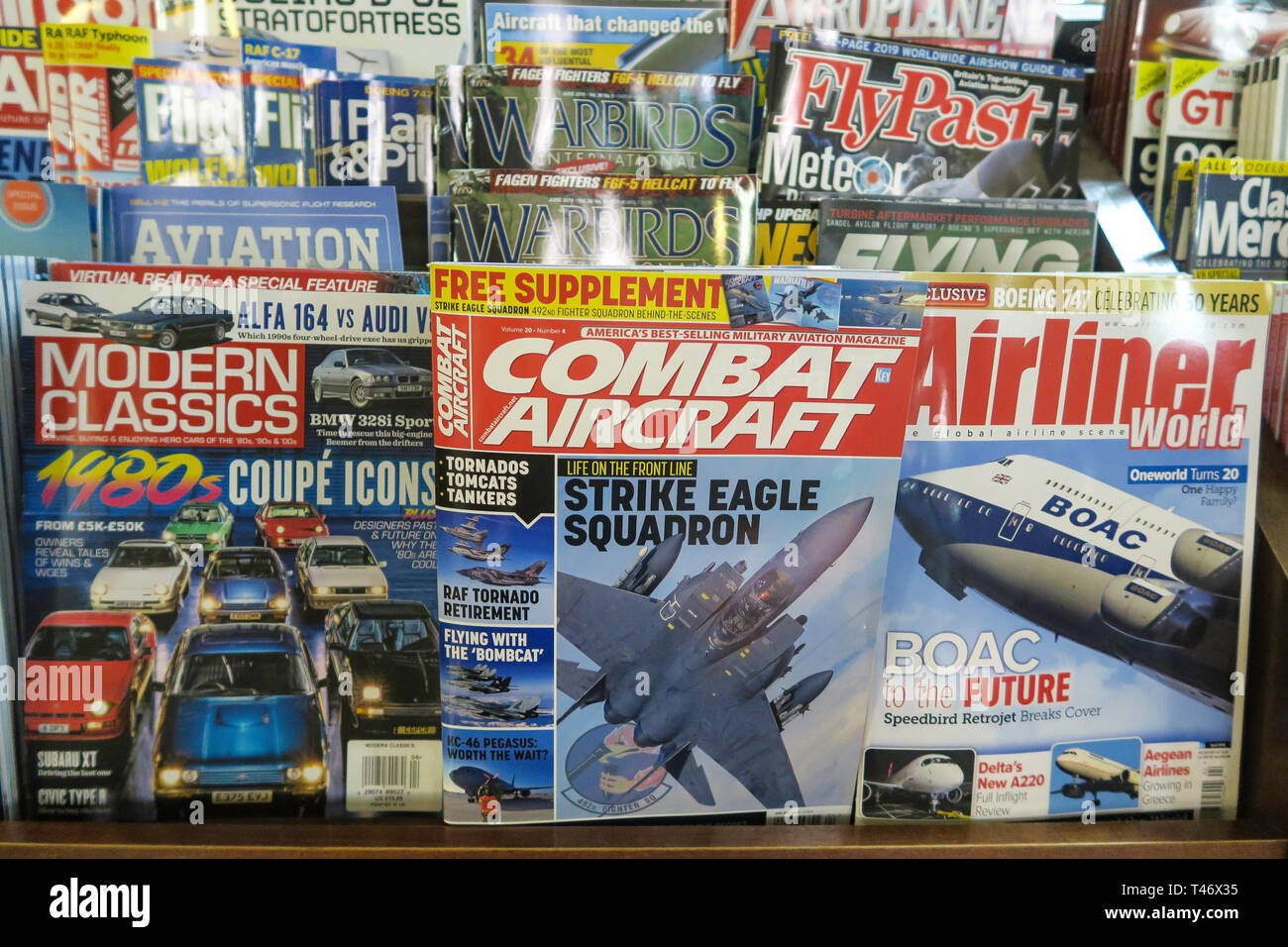 Magazine Stand Featuring Magazine Covers, NYC, USA Stock Photo - Alamy