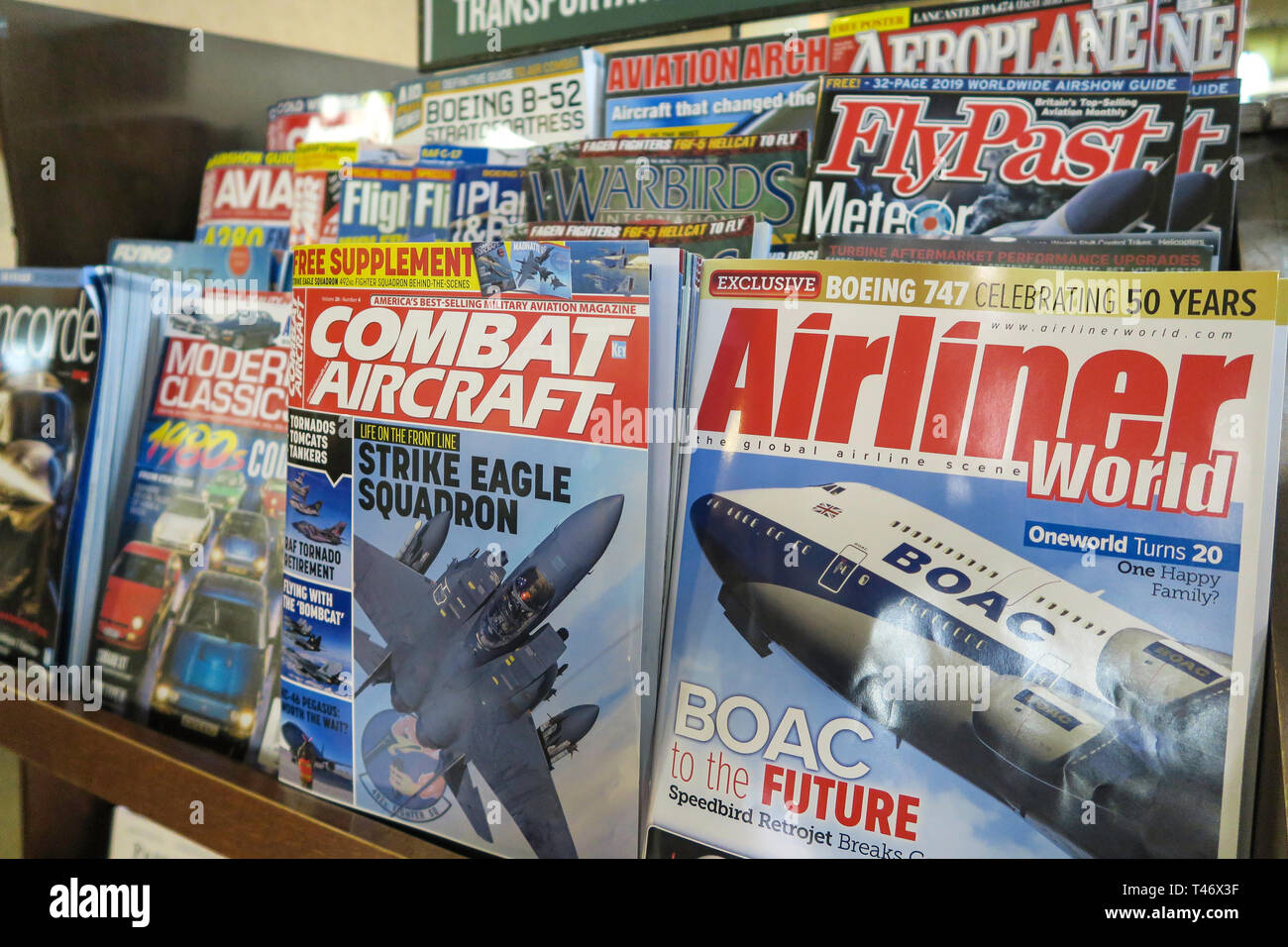 Magazine Stand Featuring Magazine Covers, NYC, USA Stock Photo - Alamy