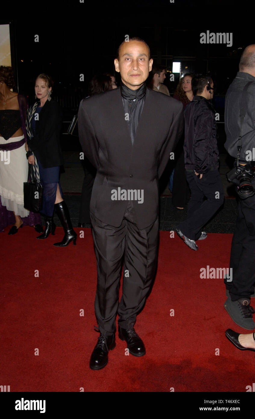 LOS ANGELES, CA. April 01, 2003: Actor JUAN FERNANDEZ at the world ...