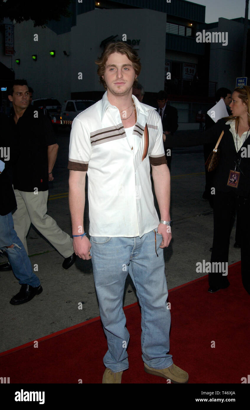 LOS ANGELES, CA. April 07, 2003: Actor CAMERON DOUGLAS (son of Michael ...
