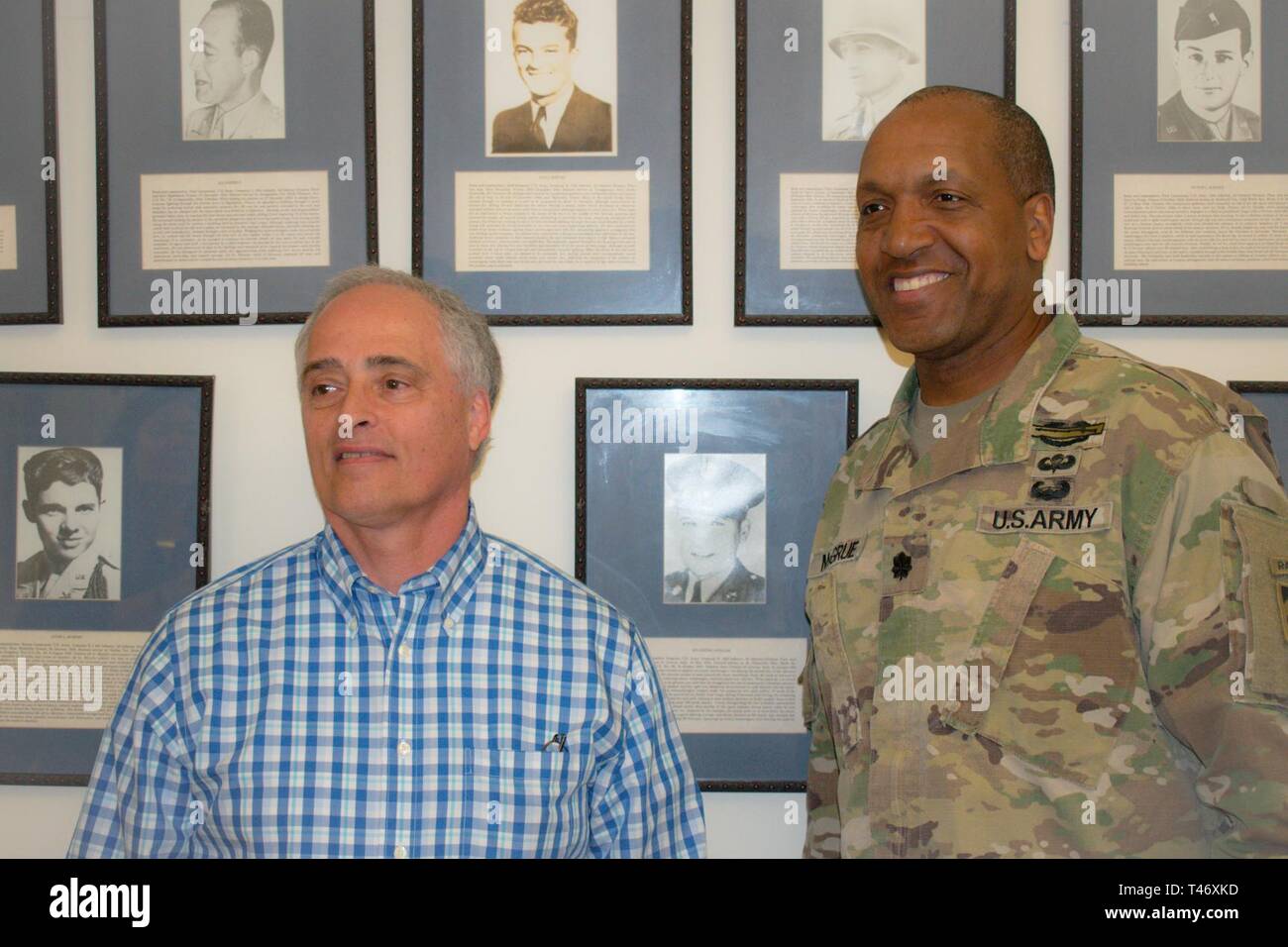 Lt. Col. Arthur McGrue, the Battalion Commander of the 3rd Battalion ...
