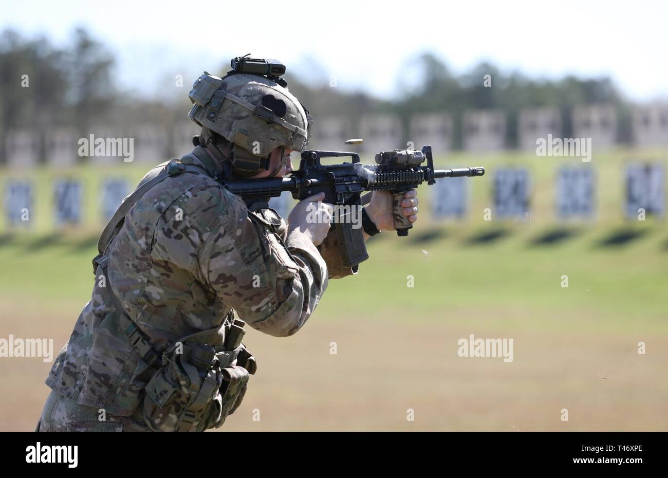 A Soldier with 1-502nd Infantry Regiment "First Strike," 2nd Brigade ...