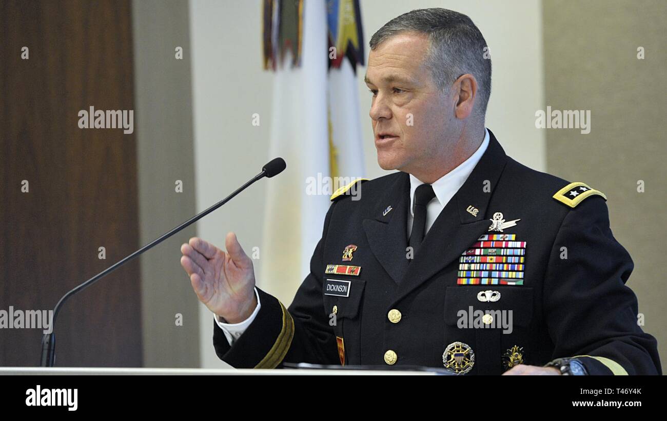 Lt. Gen. James H. Dickinson, commanding general, U.S. Army Space and ...