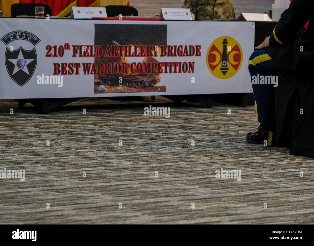 Second Lt. Marco Sayers, quartermaster officer, assigned to 579th ...