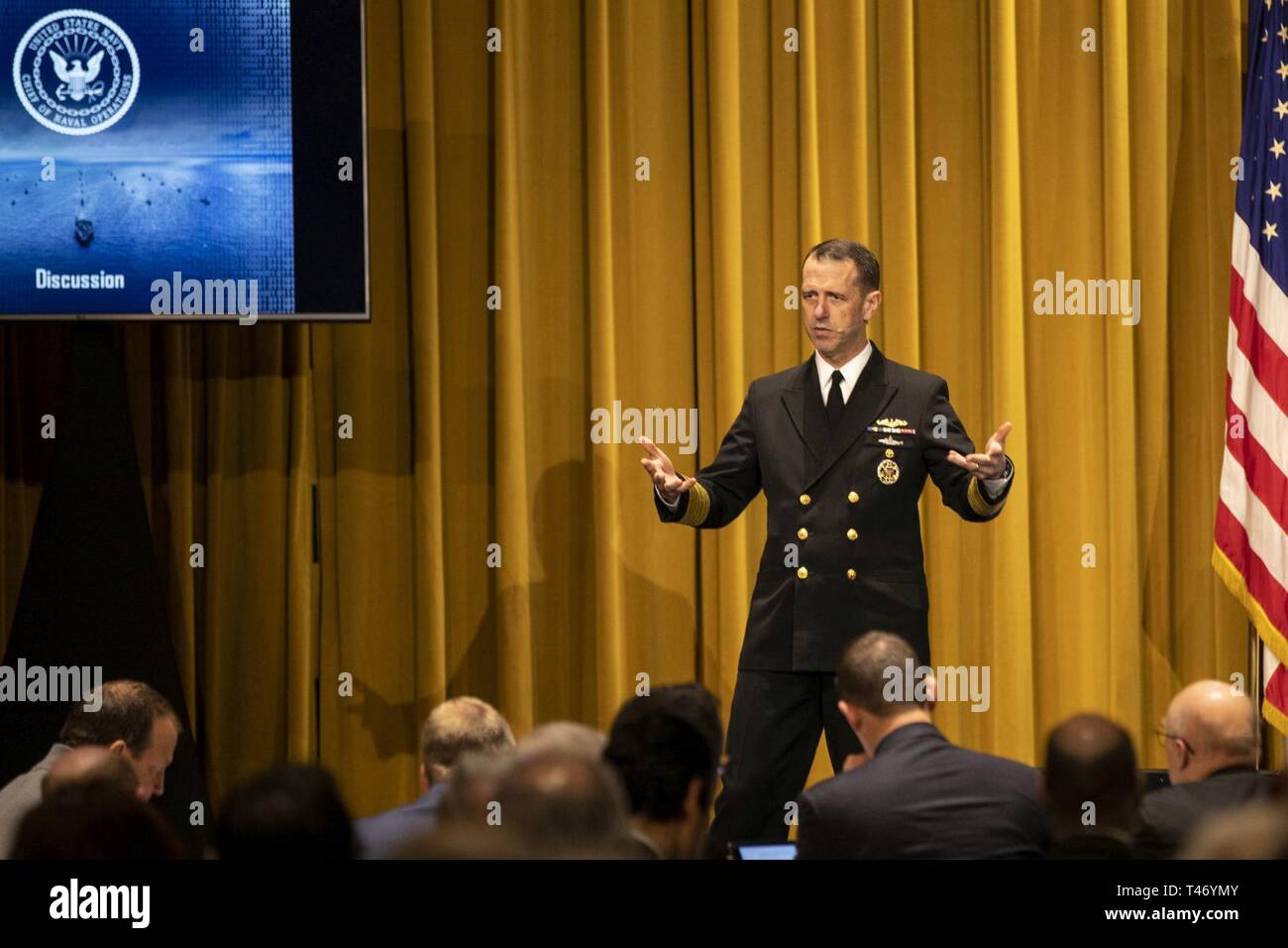 WASHINGTON (March 13, 2019) Chief of Naval Operations (CNO) Adm. John ...